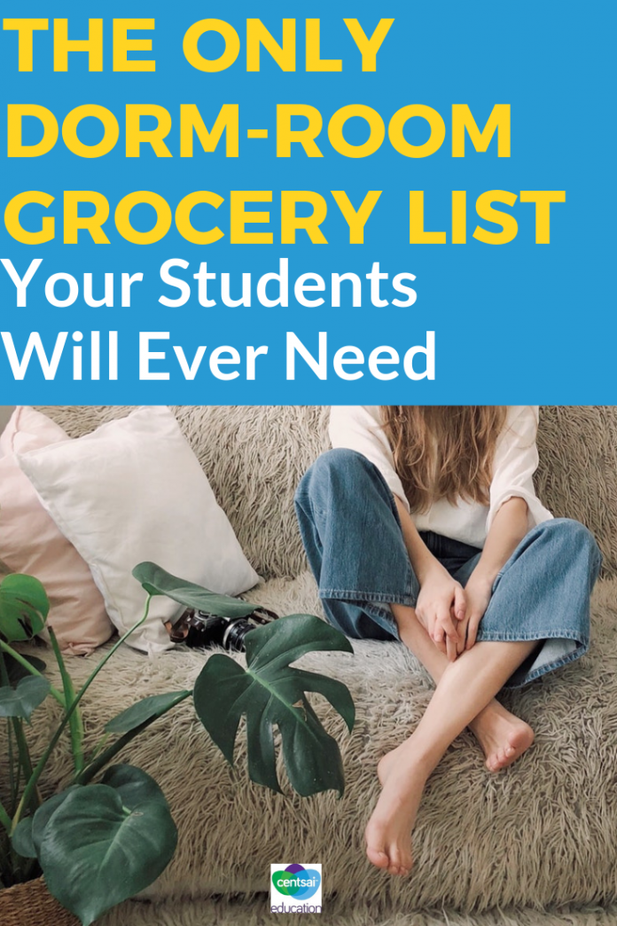 The Only Dorm-Room Grocery List You’ll Ever Need - Centsai Education